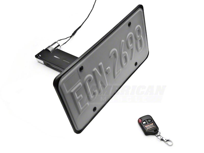 SpeedForm Mustang Flip Down License Plate Holder; Motorized 64500 ...