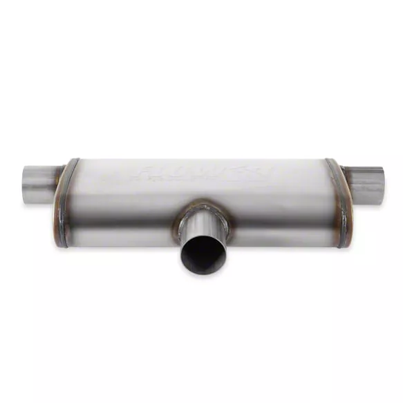 Flowmaster Camaro FlowFX Transverse Oval Muffler; 2.50-Inch Inlet/2.50 ...