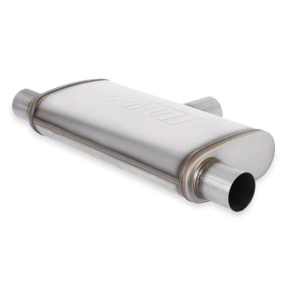 Flowmaster Camaro FlowFX Transverse Oval Muffler; 2.50-Inch Inlet/2.50 ...