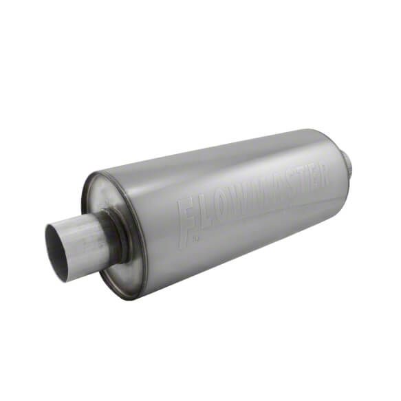 Flowmaster Challenger dBX Series Center/Center Bullet Style Muffler; 3 ...