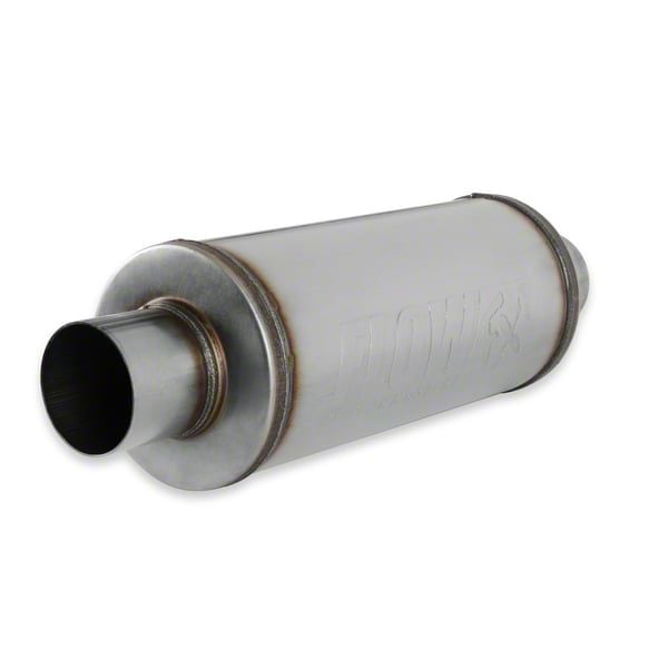 Flowmaster Challenger FlowFX Round Muffler; 3-Inch Inlet/3-Inch Outlet ...