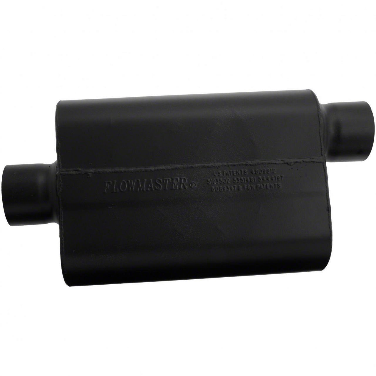 Flowmaster Charger Super 44 Series Center/Offset Oval Muffler; 3-Inch ...