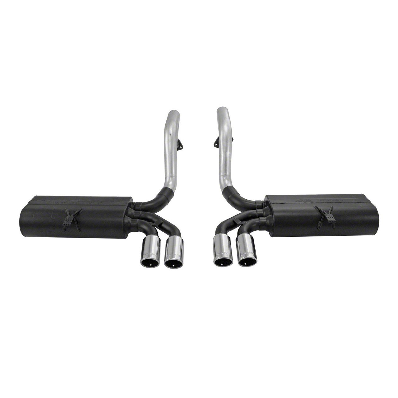 Flowmaster Corvette Force II Axle-Back Exhaust with Polished Tips ...