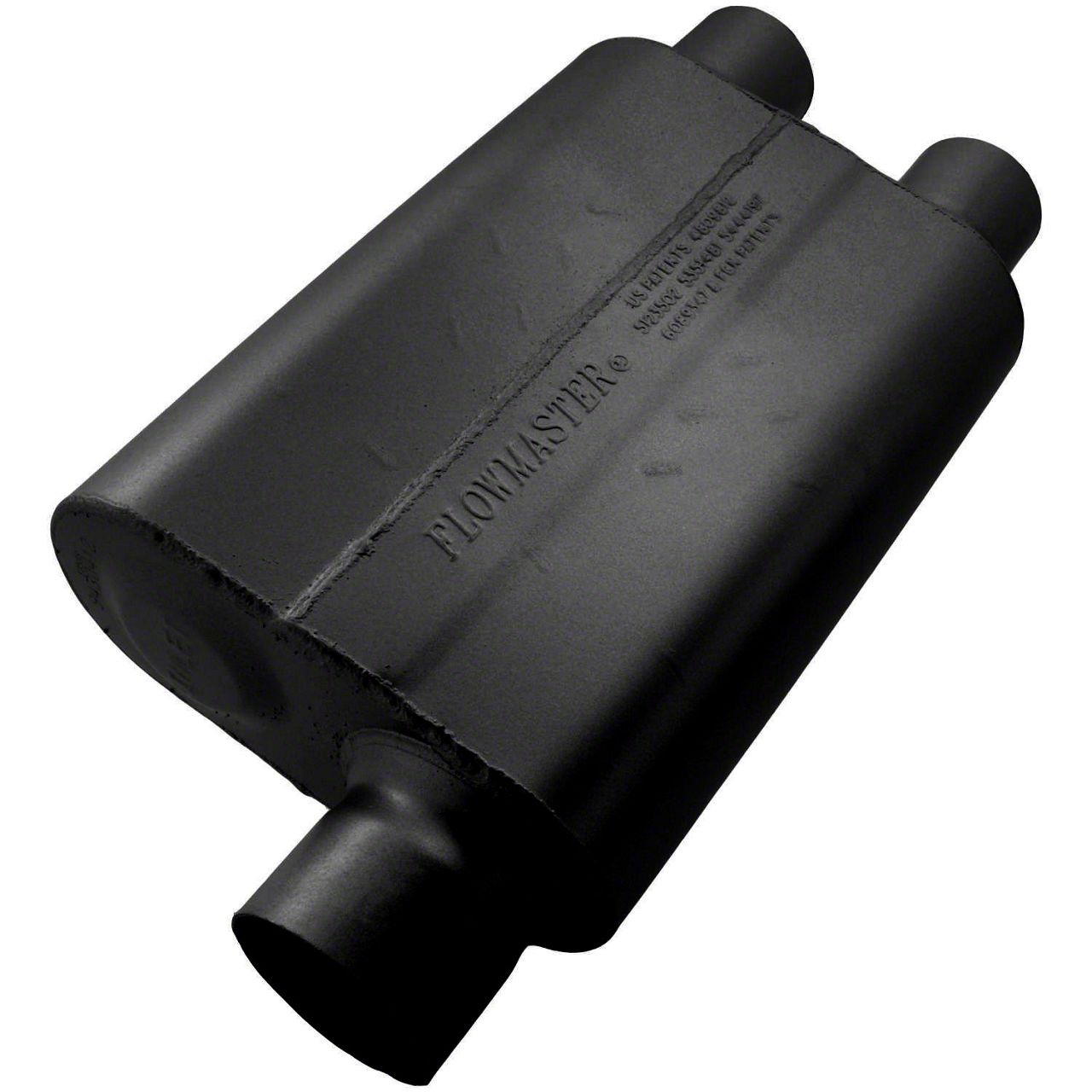 Flowmaster Mustang 40 Series Delta Flow Offset/Dual Out Oval Muffler; 3 ...