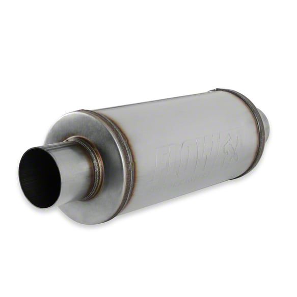 Flowmaster Mustang FlowFX Round Muffler; 3-Inch Inlet/3-Inch Outlet ...