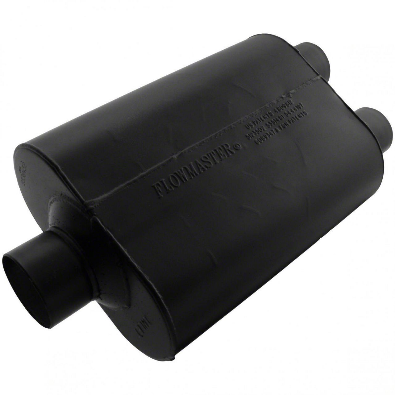 Flowmaster Mustang Super 40 Series Center/Dual Out Oval Muffler; 3-Inch ...