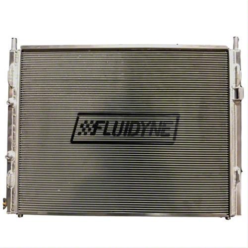 FLUIDYNE High Performance Mustang 3-Row Aluminum Radiator; Single Pass ...