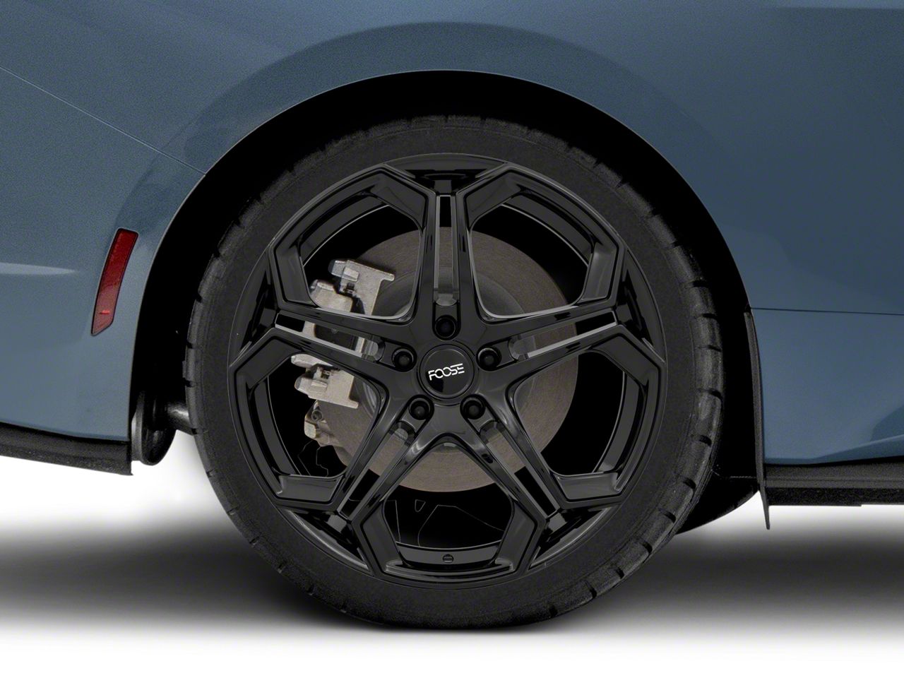 Foose Mustang Impala Gloss Black Wheel; Rear Only; 20x10.5; 40mm Offset ...