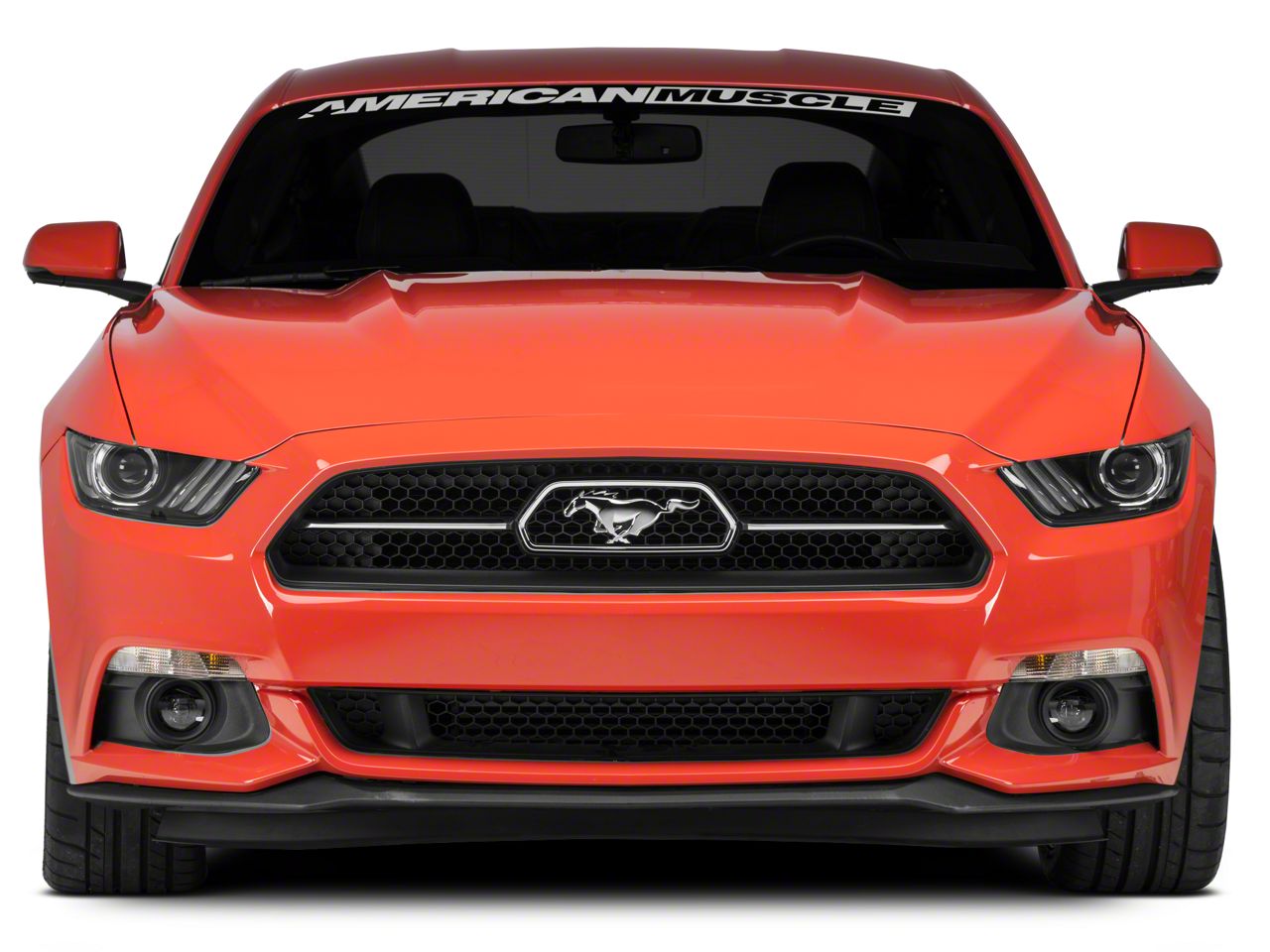 Ford Mustang 50 Year Package Upper Grille; Black FR3Z8200DA (15-17 ...