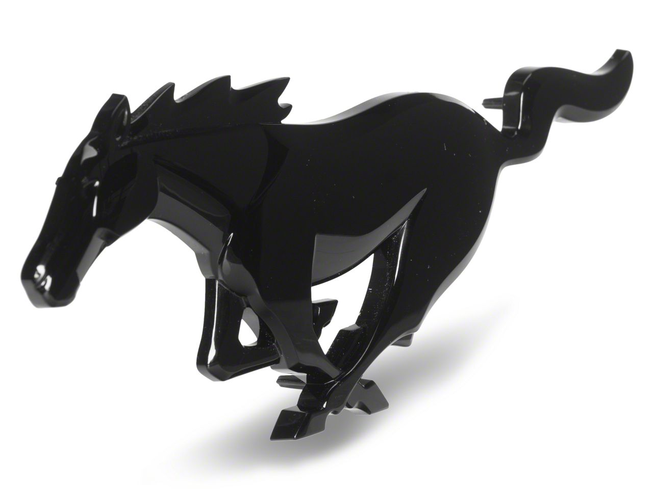 Ford Mustang Pony Grille Emblem; Black GR3Z-8A224-AA (15-23 Mustang GT ...