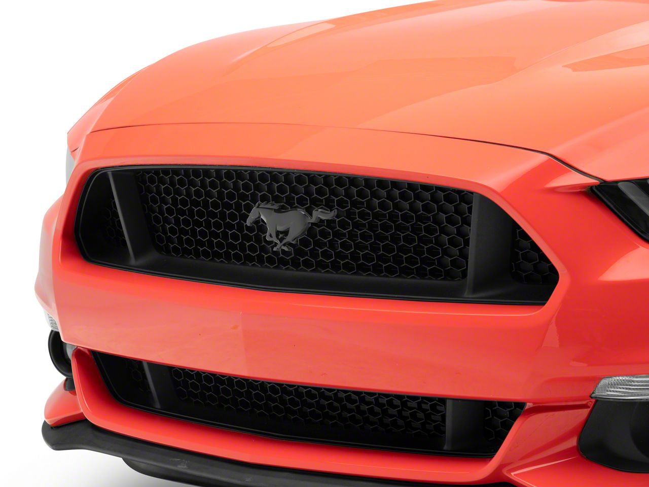 Ford Mustang Pony Grille Emblem; Black GR3Z-8A224-AA (15-23 Mustang GT ...