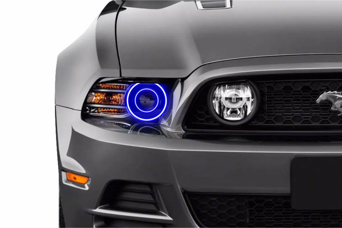 Profile Mustang Prism Fitted Halos; RGB EDC01122 (10-14 Mustang w ...