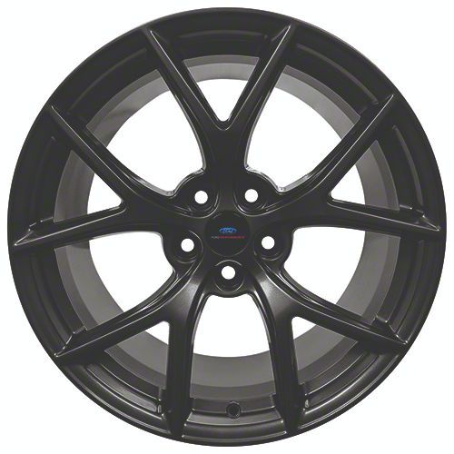 Ford Performance Mustang Performance Pack 2 Matte Black Wheel; Rear ...