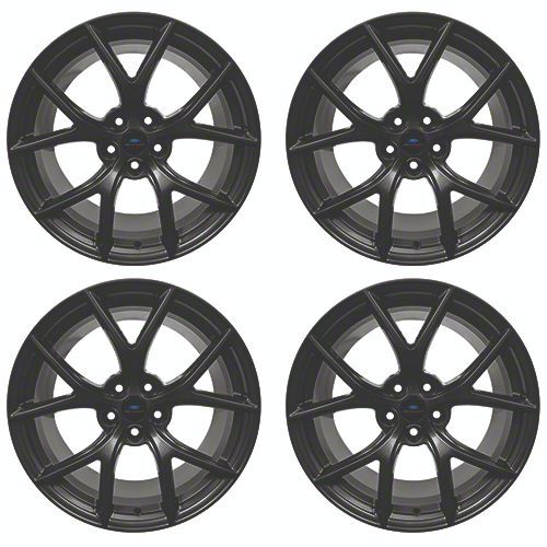 Ford Performance Mustang Performance Pack 2 Matte Black 4-Wheel Kit ...