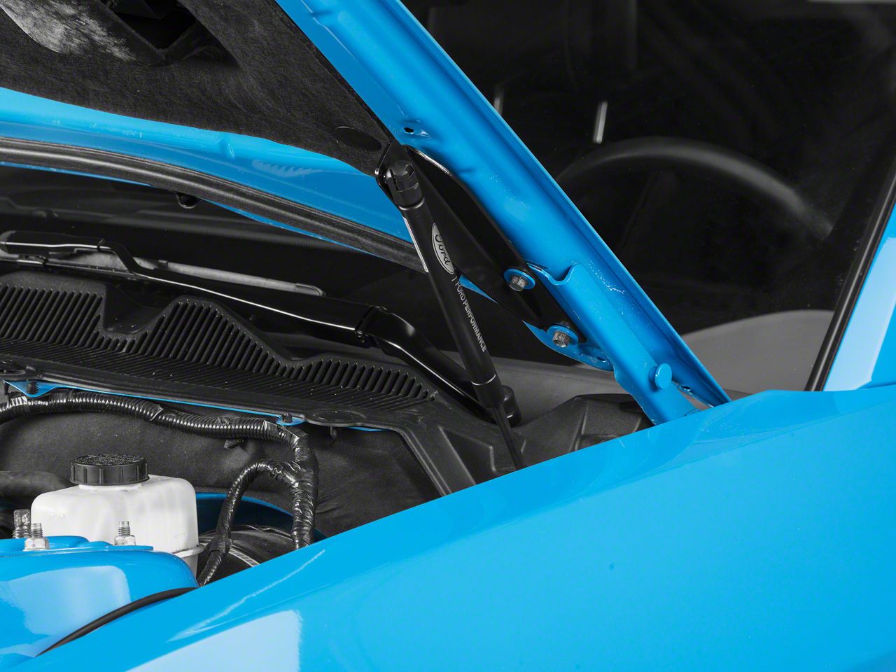 Ford Performance Mustang Hood Strut Kit With Ford Performance Logo M