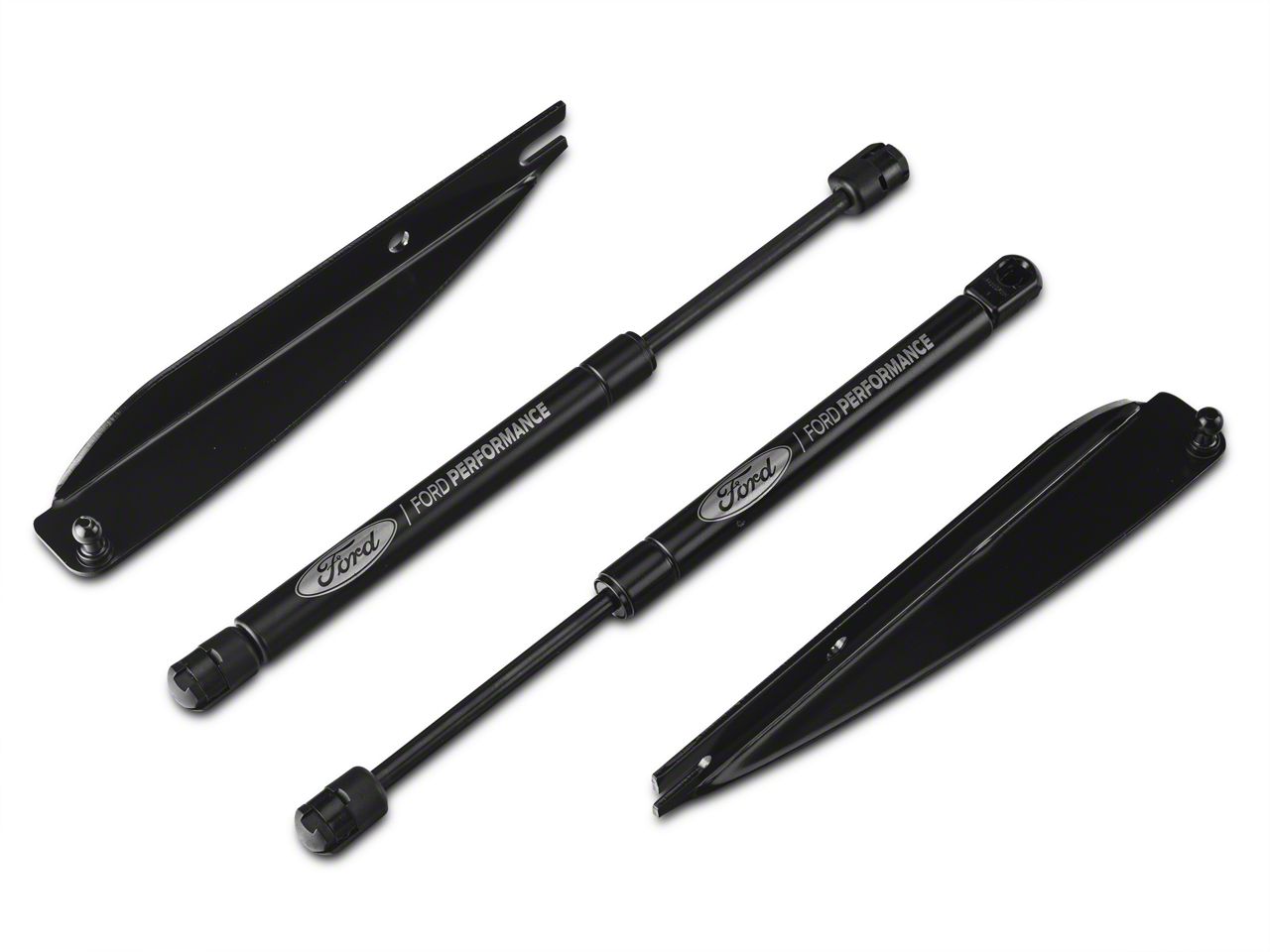 Ford Performance Mustang Hood Strut Kit with Ford Performance Logo M ...