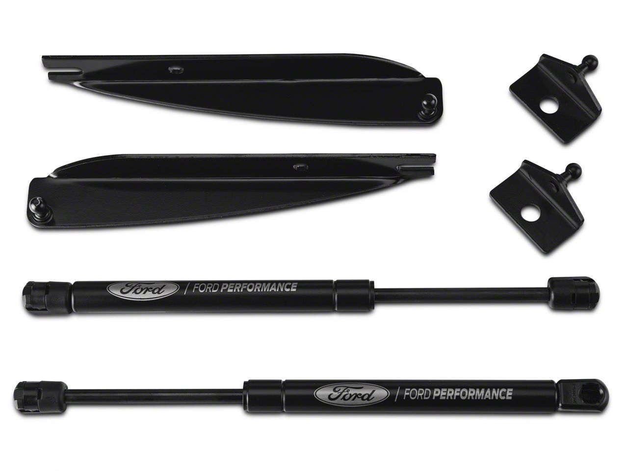 Ford Performance Mustang Hood Strut Kit with Ford Performance Logo M ...