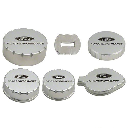 Ford Performance Mustang Billet Aluminum Engine Cap Covers M-6766-M50A ...