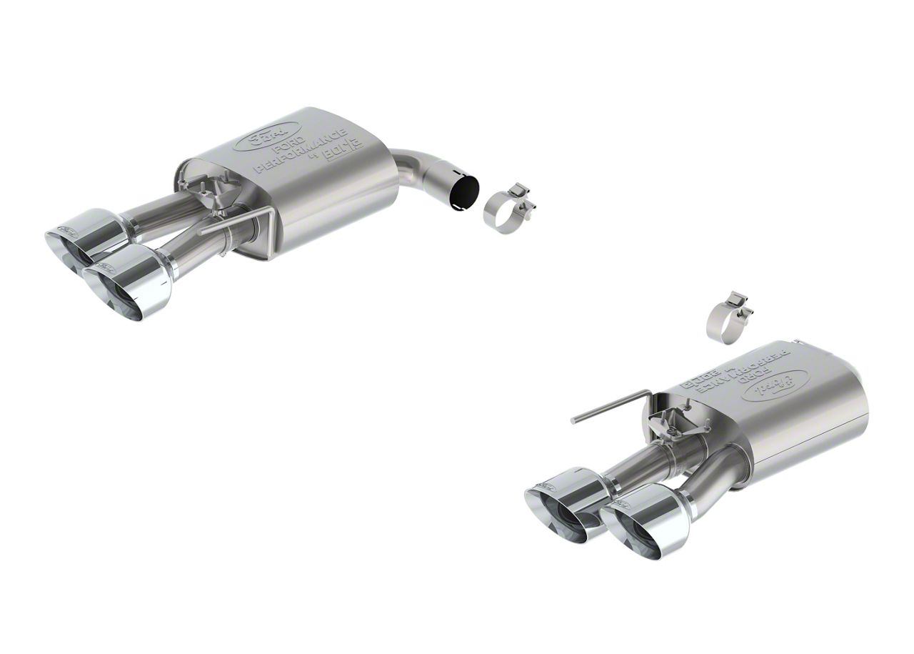 Ford Performance Mustang Sport Active Axle-Back Exhaust with Chrome ...