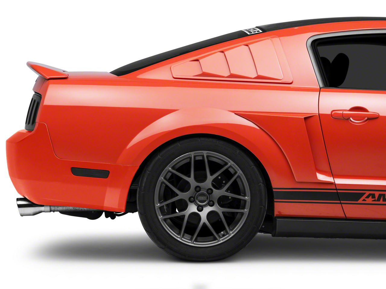 Ford Mustang Rear Bumper Cover; Unpainted 5R3Z17K835AAACP (05-09 ...