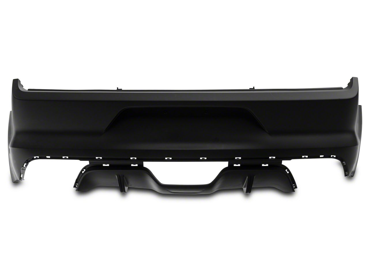 Ford Mustang Rear Bumper Cover; Unpainted FR3Z17K835AL (15-17 Mustang ...
