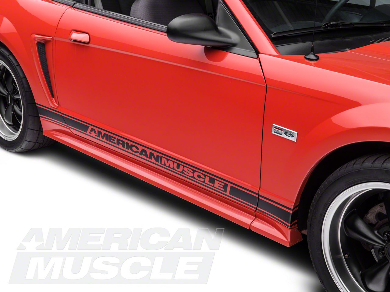 Ford Mustang Rocker Panel Molding; Right Side; Unpainted ...