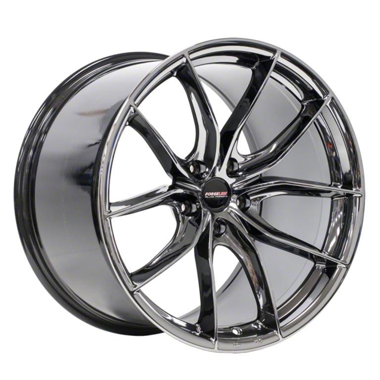 Forgeline Camaro F01 Black Ice Wheel; Rear Only; 20x11; 44mm Offset ...