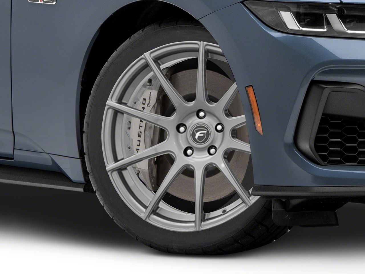 Forgestar Mustang CF10 Monoblock Gunmetal Wheel; 19x9; 35mm Offset ...