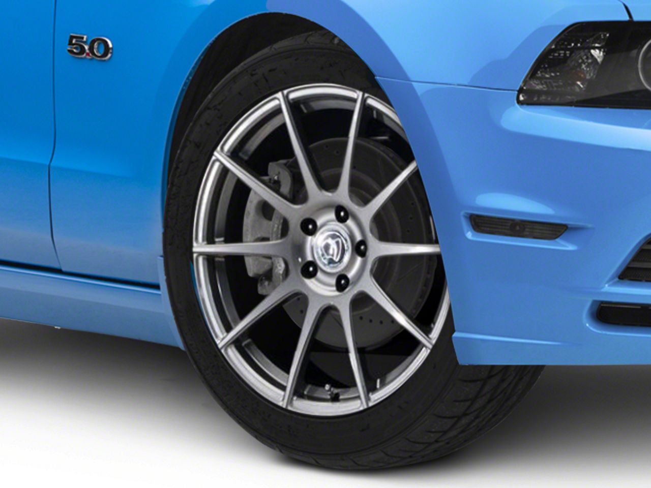 Forgestar Mustang CF10 Monoblock Gunmetal Wheel; 19x9; 35mm Offset ...