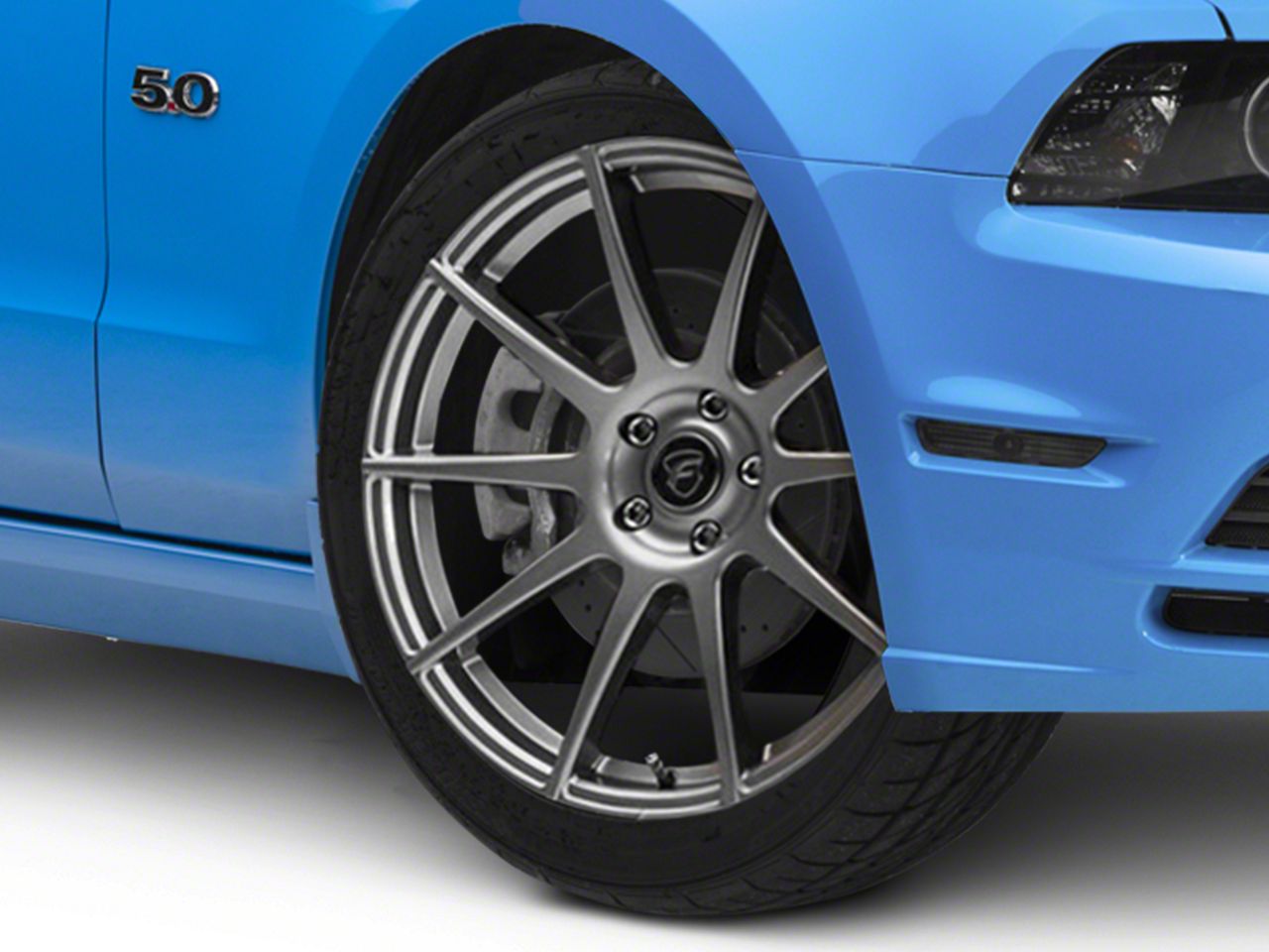 Forgestar Mustang CF10 Monoblock Gunmetal Wheel; 20x9; 35mm Offset ...
