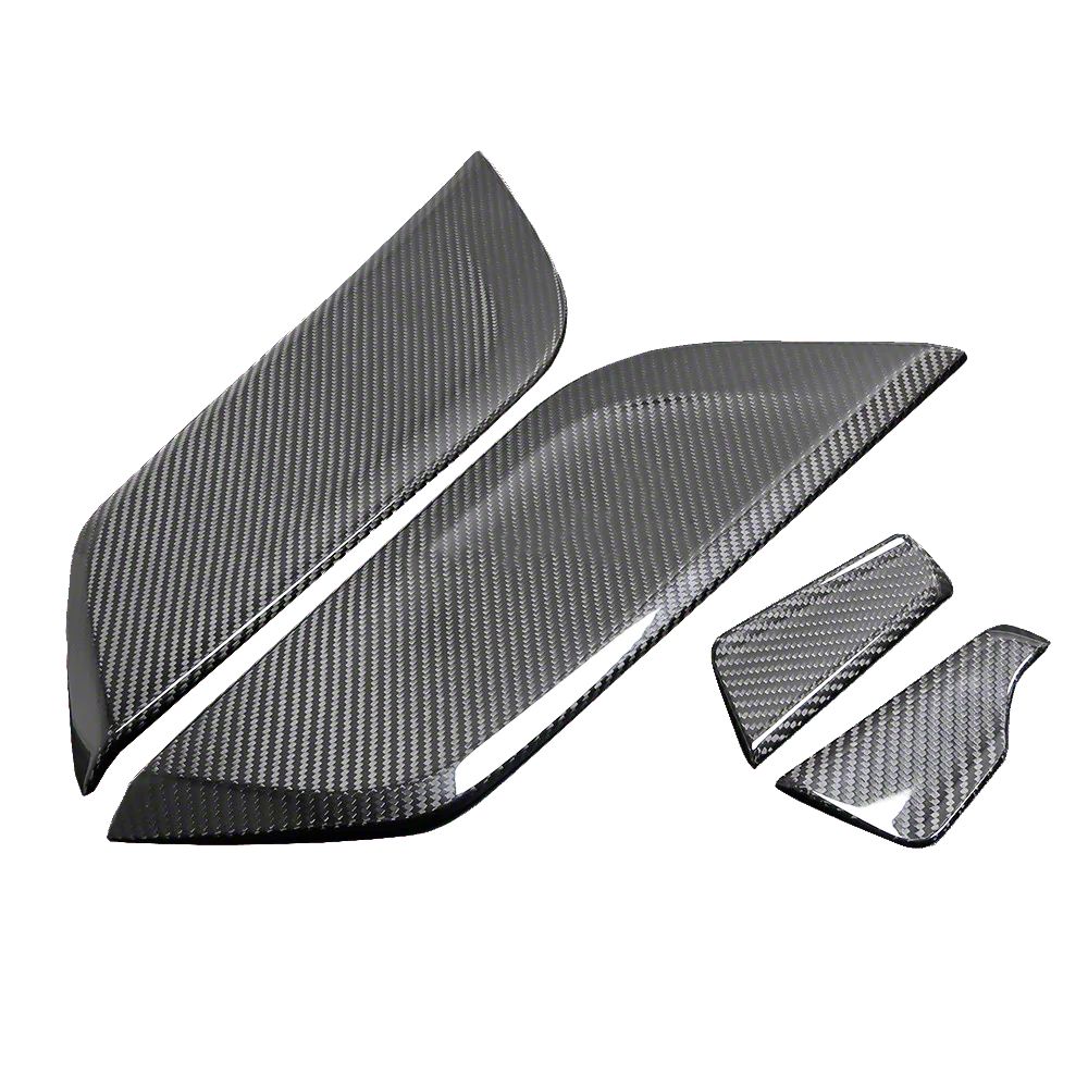 Forgitec Mustang Center Console 4-Piece Side Panel Trim Overlay Kit ...