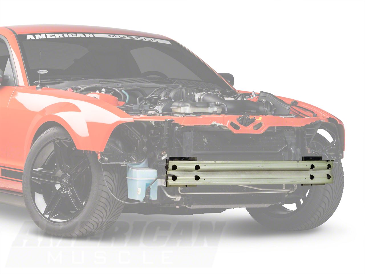 OPR Mustang Front Bumper Reinforcement Support 94452 (05-09 Mustang ...