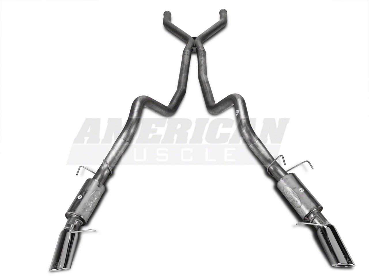 Ford Performance Mustang 3-Inch Cat-Back Exhaust M-5230-MGTCA30 (11-14 ...