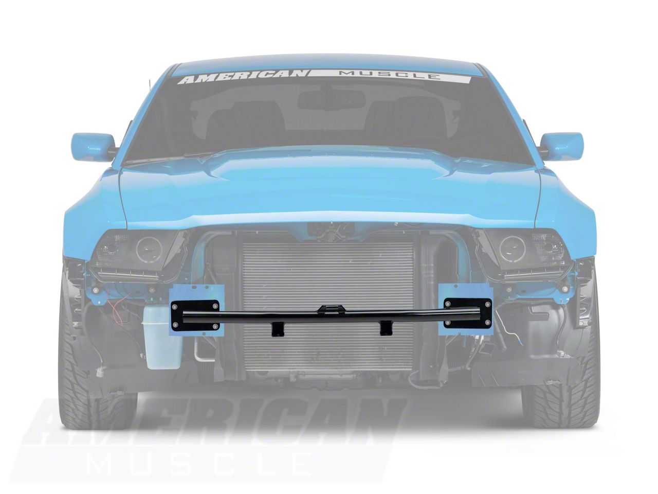 Ford Performance Mustang Tubular Front Bumper Reinforcement Support M ...