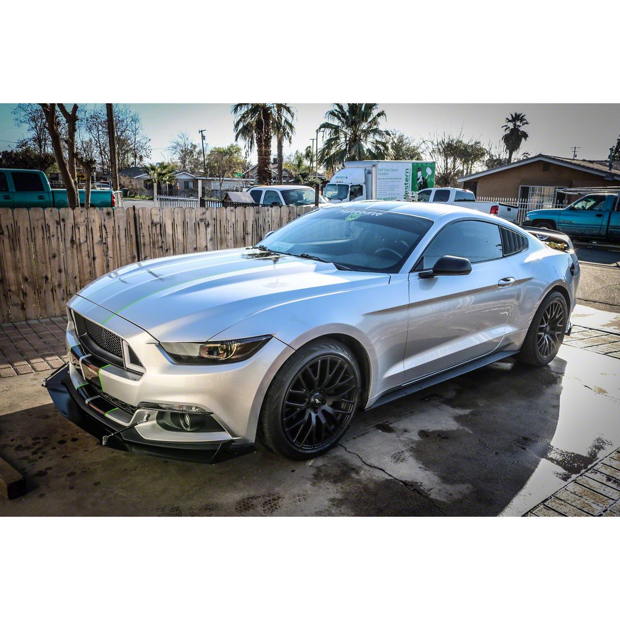 FS Performance Engineering Mustang Front Splitter V1 with Splitter Rods ...