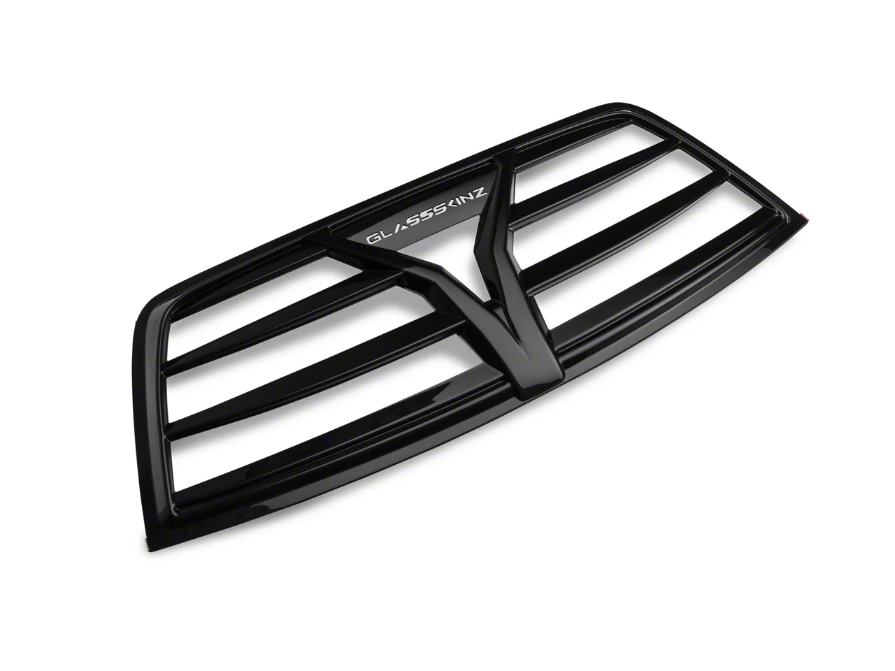 Challenger Torch Rear Window Louvers; Gloss Black (08-23 Challenger ...