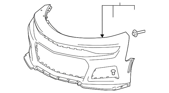GM Camaro Bumper Cover; Front; Without Extreme Track Performance ...