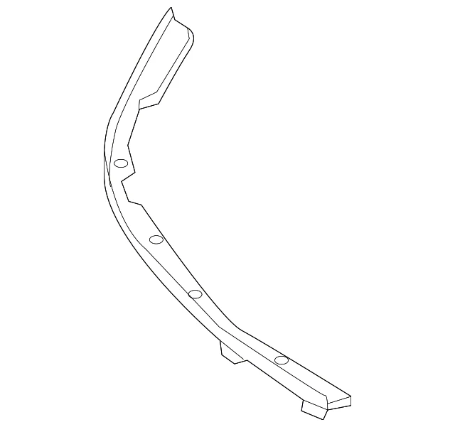 GM Camaro Bumper Cover Molding; Front Left 84058355 (16-24 Camaro ...
