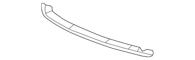 GM Camaro Bumper Cover Molding; Front Left 92238867 (10-15 Camaro ...