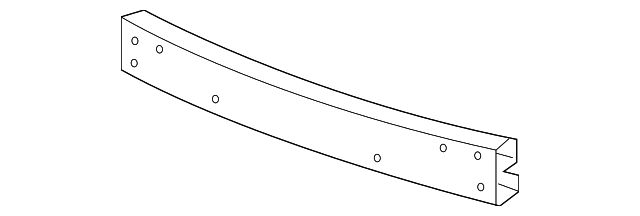 GM Camaro Bumper Cover Reinforcement; Front 22785364 (10-15 Camaro ...