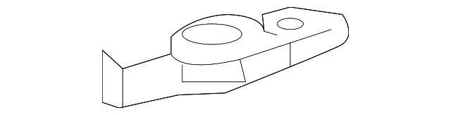 GM Camaro Bumper Cover Retainer; Front Left 84061551 (16-24 Camaro ...