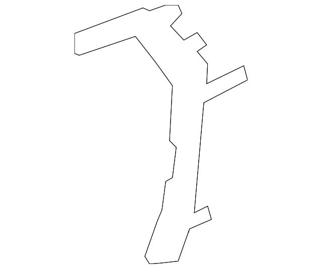 GM Camaro Bumper Cover Support; Front Right; Side Cover Reinforcement ...