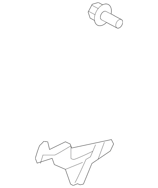 GM Camaro Bumper Cover Support; Front Left; Lower 92243317 (10-15 ...