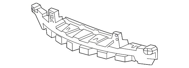 GM Camaro Bumper Impact Absorber; Front Rear 84726053 (16-24 Camaro ...