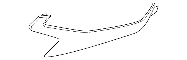 GM Camaro Bumper Insert; Front Right; Outer Grille Bezel 84112272 (2019 ...