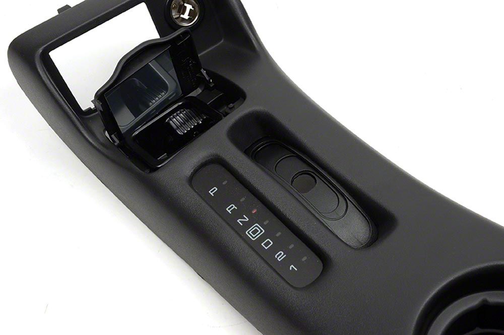 GM Camaro Center Console Trim Plate; Ebony 10413134 (00-02 Camaro w ...