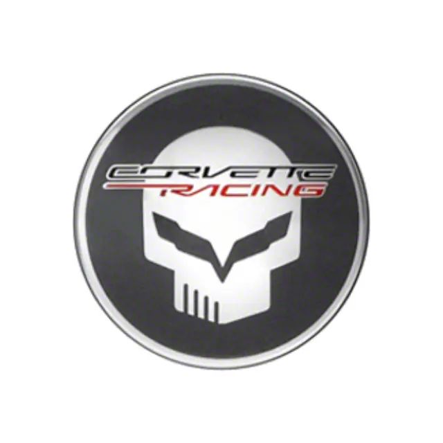 GM Corvette Center Cap with Corvette Racing Logo; Argent 19301417 (14 ...