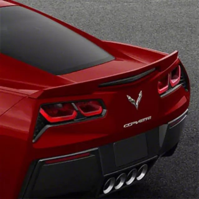 GM Corvette Z51 Style Rear Blade Spoiler; Crystal Red 22967769 (14-19 ...