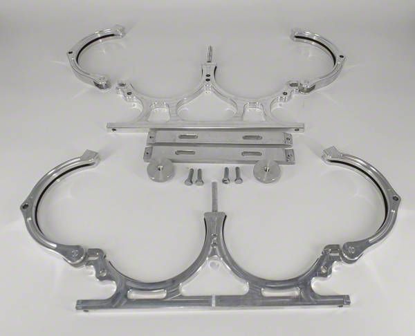 Granatelli Motor Sports Mustang Dual Billet Aluminum Nitrous Bottle ...