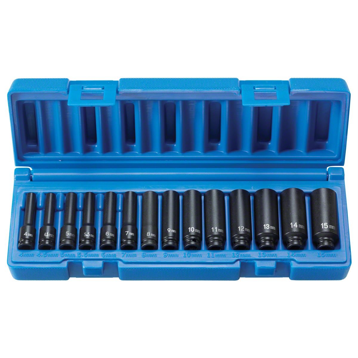 Grey Pnuematic Universal AM 1/4-Inch Drive Deep Length Metric Surface ...